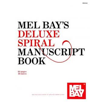 【】Deluxe Spiral Manuscript Book
