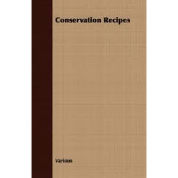 【】Conservation Recipes