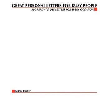 【】Great Personal Letters for Busy