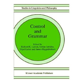 【】Control and Grammar
