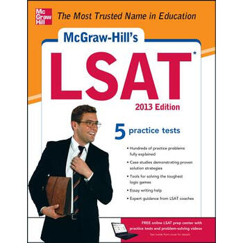 【】McGraw-Hill's LSAT, 2013 Edition