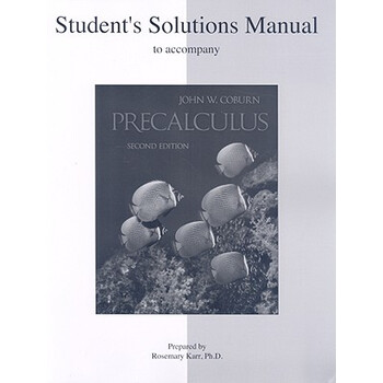 【】Precalculus: Student's Solutions