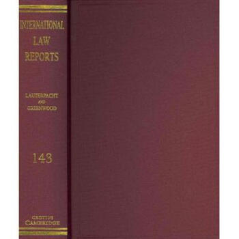 International Law Reports: Volume 143
