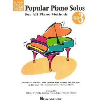 【】Popular Piano Solos, Level 3: For All
