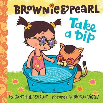 【】Brownie & Pearl Take a Dip