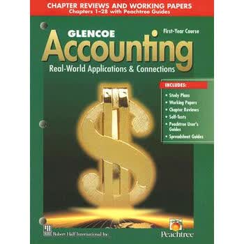 【】Glencoe Accounting: Real-World