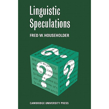 【】Linguistic Speculations