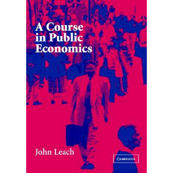【】A Course in Public Economics
