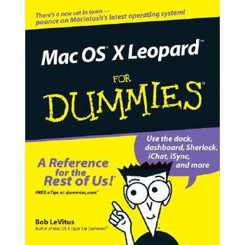 【】Mac Os X Leopard For Dummies