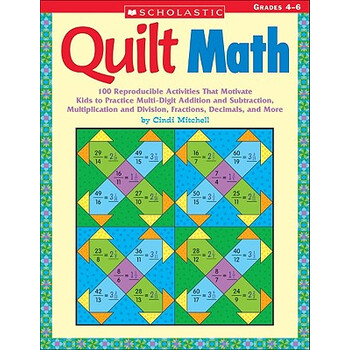 【】Quilt Math: Grades 4-6