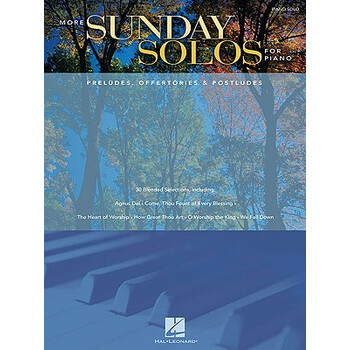 【】More Sunday Solos for Piano: Preludes,