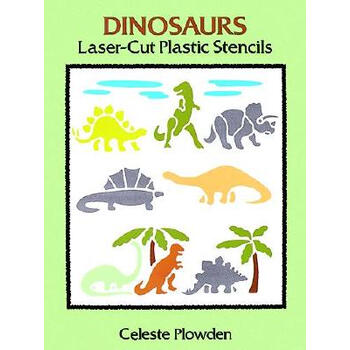 【】Dinosaurs Laser-Cut Pla