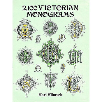 【】2,100 Victorian Monograms