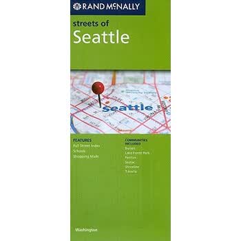 【】Rand McNally Streets of Seattle: