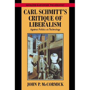 Carl Schmitt's Critique of Liberalism: Again...