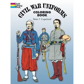 【】Civil War Uniforms Coloring Book
