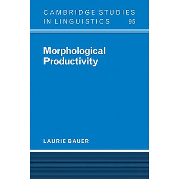 【】Morphological Productivity