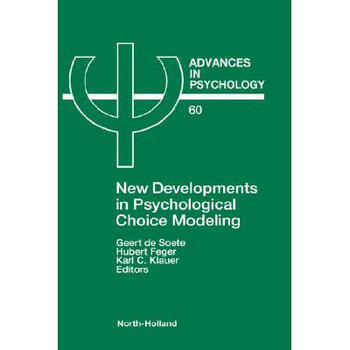 New Developments in Psychological Choice Mod...