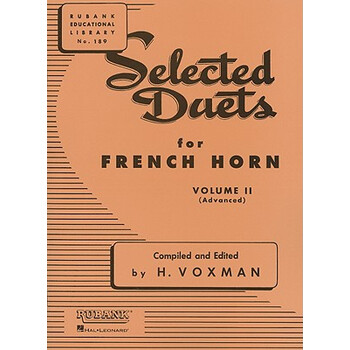 【】Selected Duets for French Horn, Volume