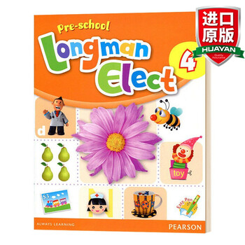 英文原版 培生朗文幼儿英语教材4 Pre school Longman Elect 4 学生用书