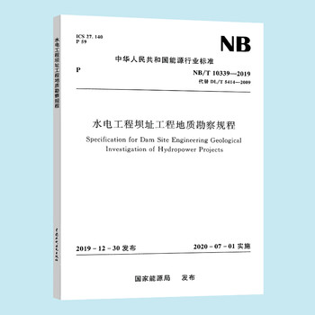 NB/T 10339-2019 水电工程坝址工程地质勘察规程