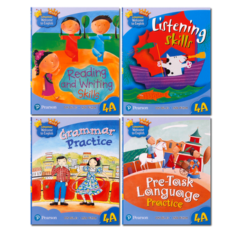 新版香港朗文小学英语教材 Welcome to English Gold 4A课本/练习册 （新版4A四本练习册）