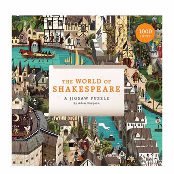 【】The World of Shakespeare 莎士比亚的世界:拼图游戏 英文原版图书籍