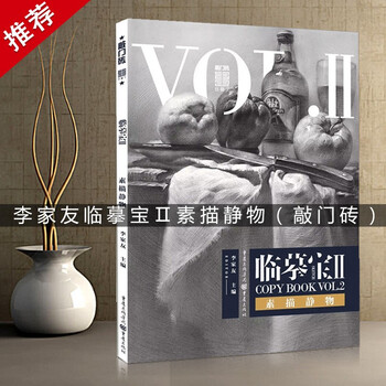 【】敲门砖临摹宝2素描静物李家友单体组合作画解析照片集合从结构到明暗步骤