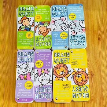 brain quest Bq卡点读版4盒