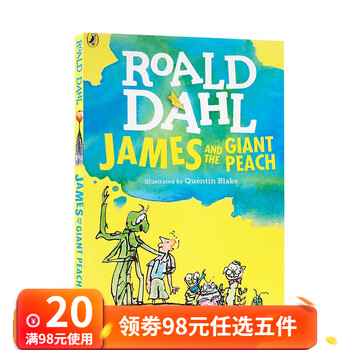 詹姆斯与大仙桃 罗尔德达尔 James and the Giant Peach 英文原版儿童文学
