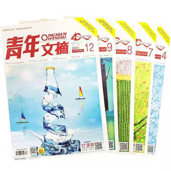 青年文摘杂志20-21年1-24期2019年21-24期 青春校园文学文摘期刊 青年文摘2021年1-12期间8本