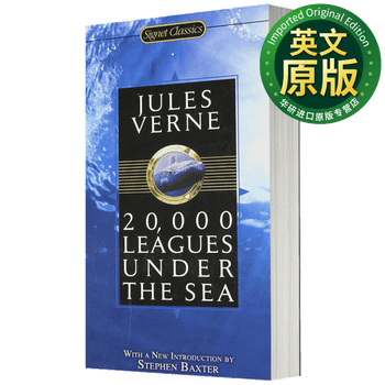 海底两万里 英文原版 20000 Leagues Under the Sea 儒勒·凡尔纳科幻小说