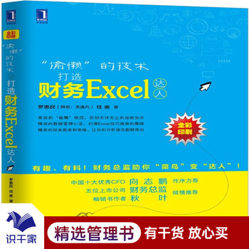 “偷懒”的技术：打造财务Excel达人 识干家管理书C