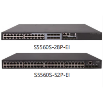 华三全新LS-5560S-28P-EI/LS-5560S-52P-EI三层24电48电带4千兆光 LS-5560S-28P-EI 主机【图片 ...