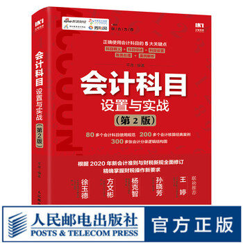 会计科目设置与实战 *2版 2020年新会计准则与财税新规全面修订 会计实务实操教程企业会计准则培
