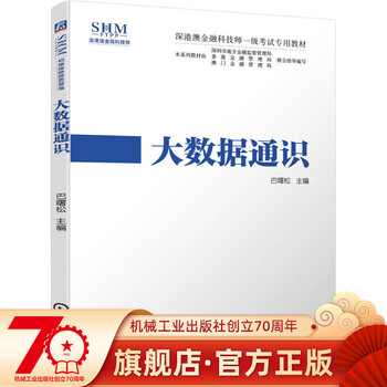 机械工业出版社 大数据通识 巴曙松 深港澳金融科技师一级考试专用教材 9787111658542 旗舰店官网正版