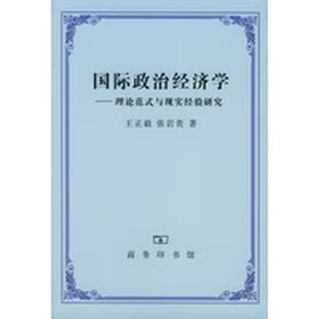 国际政治经济学 理论范式与现实经验研究 王正毅