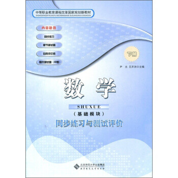 数学同步练习与测试评价(基础模块)(下册) 尹光,王开洪 9787303101788 北京师范大学出