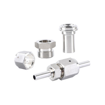 【科威顿FGHHJU】科威顿 316L不锈钢VCR超洁净接头 Gland长杆短杆焊管 公头母头垫片 EP级 VCR五件套BA1/2 【行情 报价 价格 评测】-京东