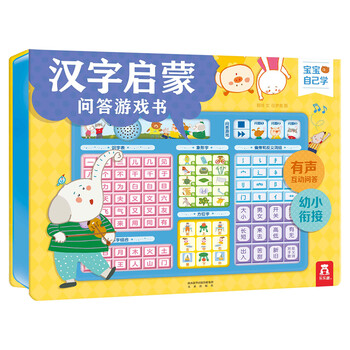 汉字启蒙问答游戏书  认知超300个汉字！助力幼小衔接(中国环境标志产品 绿色印刷)