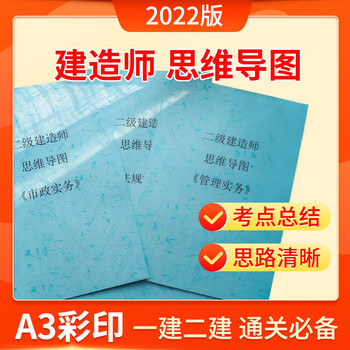 一建二建思维导图二级建造师一级建造师市政建筑经济法规学霸笔记 机电 【1科】 二级建造师思维导图