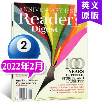 Readers Digest读者文摘杂志美国版2022年5月新期到【另有往期可选】 英文原版考研时事英语阅读期刊杂志单本 2022年2月【美国版】