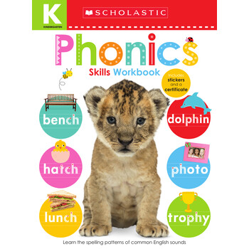 学乐 早教系列：幼儿园技能：自然拼读  英文原版 练习册 Scholastic Early Learners: Kindergarten Skills Workbook: Phonics  3-5岁