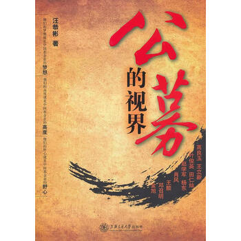 公募的视界 汪恭彬　著 上海交通大学出版社