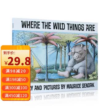 英文原版 Where the Wild Things Are 野兽出没的地方 凯迪克金奖 送音频