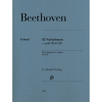 亨乐原版 贝多芬C小调钢琴变奏曲WoO 80 Beethoven Ludwig van HN1388