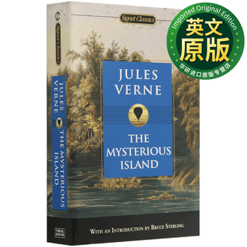 神秘岛 英文原版 The Mysterious Island 凡尔纳科幻小说