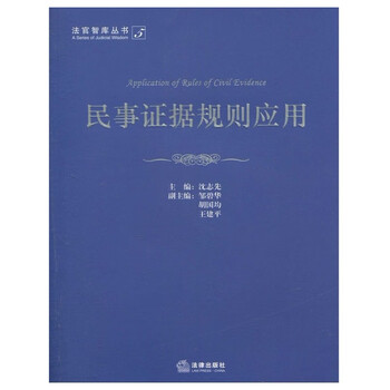 民事证据规则应用 【正版书】