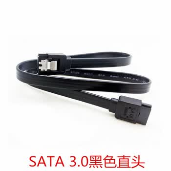 高速硬盘串口sata3.0线 固态硬盘线 sata数据线电源线 硬盘数据线 黑色3.0直头带卡 其他【图片 价格 品牌 报价】-京东