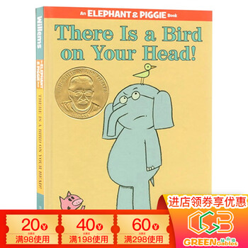 《There Is a Bird On Your Head 精装绘本书 小猪小象 吴敏兰推荐 Elephant and Piggie 英文原版 ...
